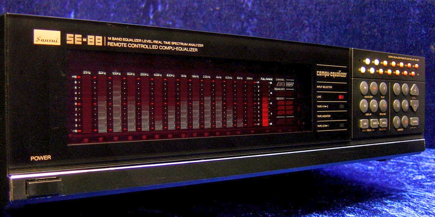 Sansui SE-88 - Digital Graphic Equalizer | AudioBaza