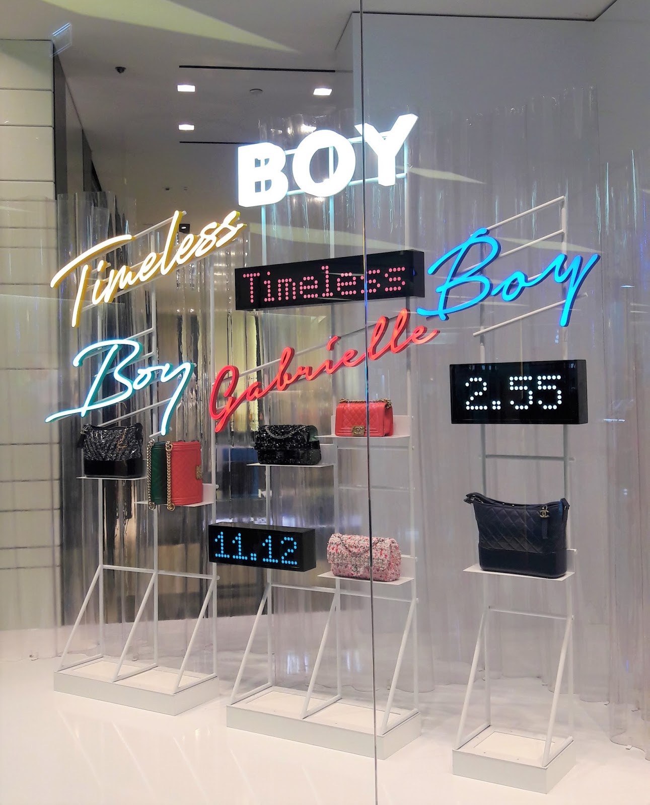 CHANEL window display in Siam Paragon Bangkok