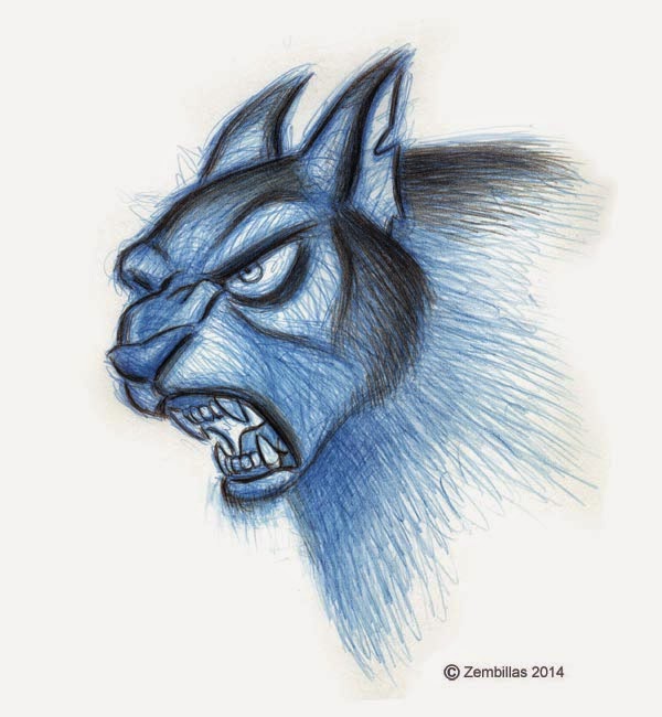 Charles Zembillas: Drawing a Wolfman, jack!