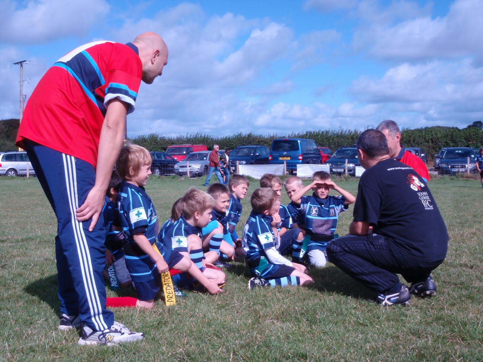 Mumbles Dragons Under 11's Rugby Team: First Game of the Season
