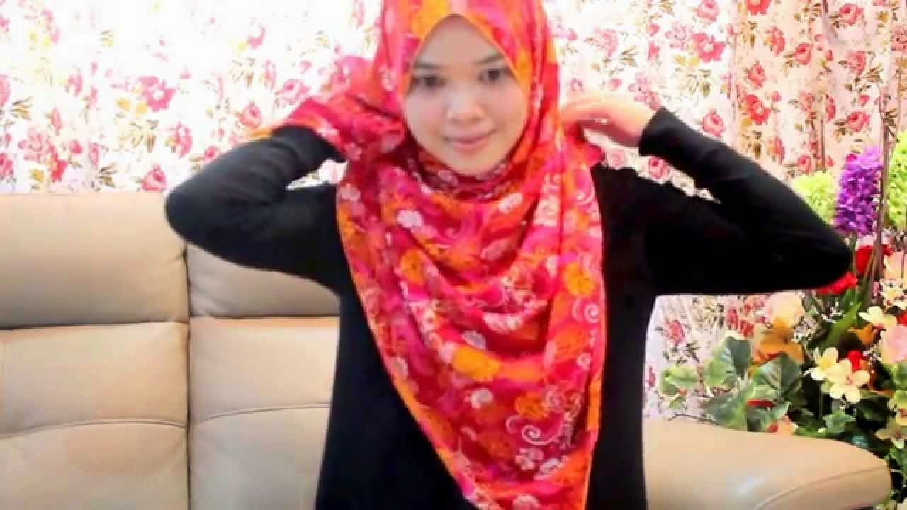 Tutorial Tudung Bawal 4 Style ~ Pretty By Safiyya