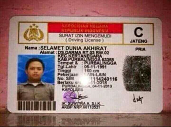 15+ Nama Unik dan Aneh Sesuai KTP, ada Nama Tuhan, JasHujan, Mati ...