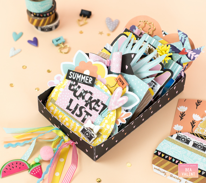 Summer Bucket list album + Cut file - Bea Valint | Scrapbooks