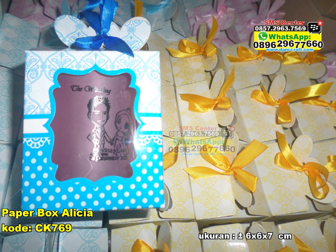 Paper Box Alicia | Souvenir Pernikahan