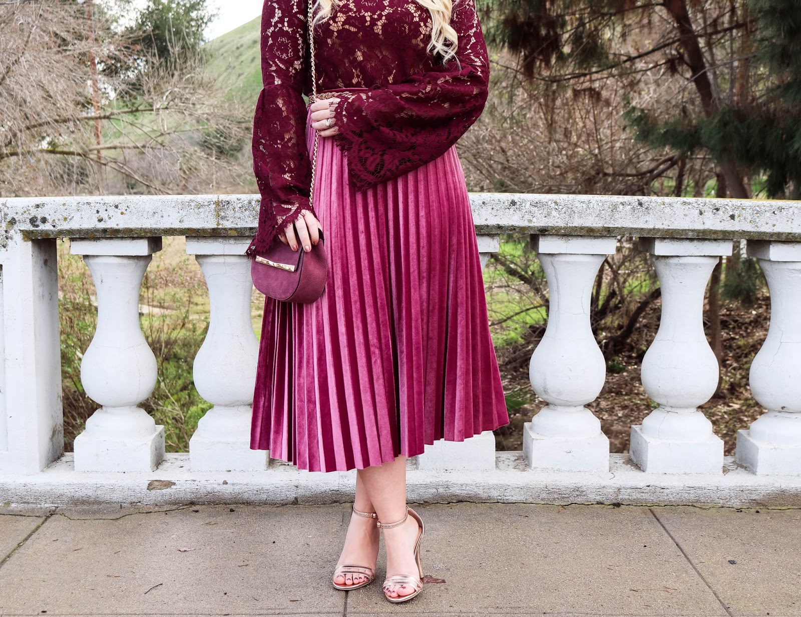 Pretty Plum Outfit Idea - Lizzie in Lace