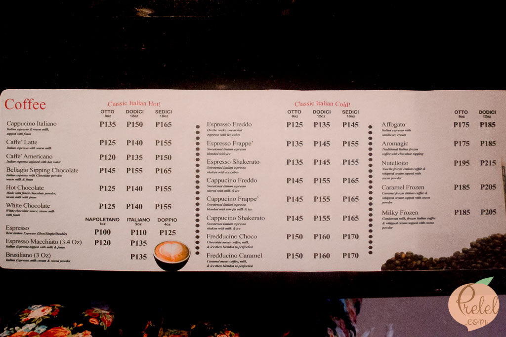 CAFÉ BARBERA “THE ITALIAN COFFEE HOUSE” LAUNCHES IN MANILA