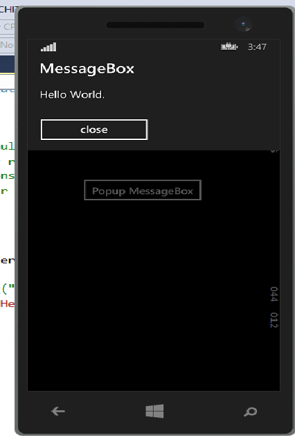 Ravi D Sangtani Messagebox Popup In Windows Phone 81