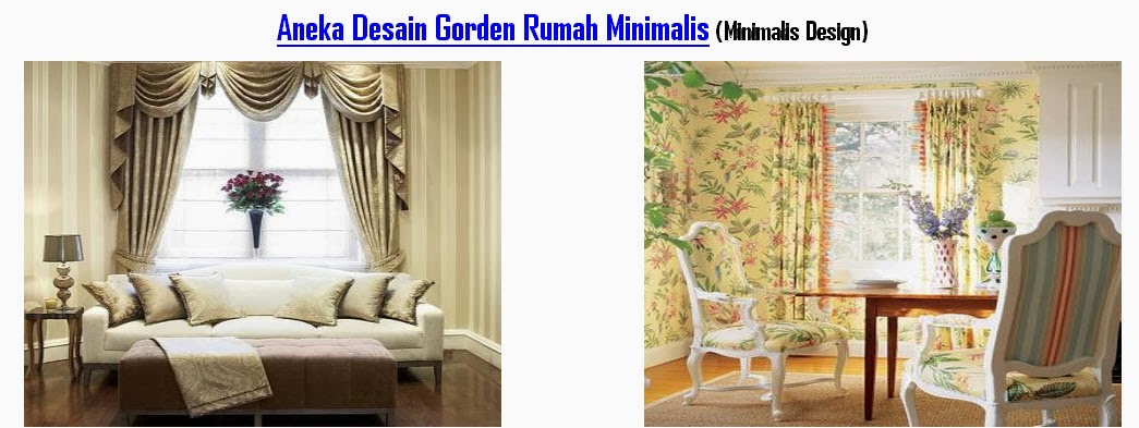 Rum Design: Gorden / Gordyn Adalah Pelindung Yang Sempurna Mewahnya