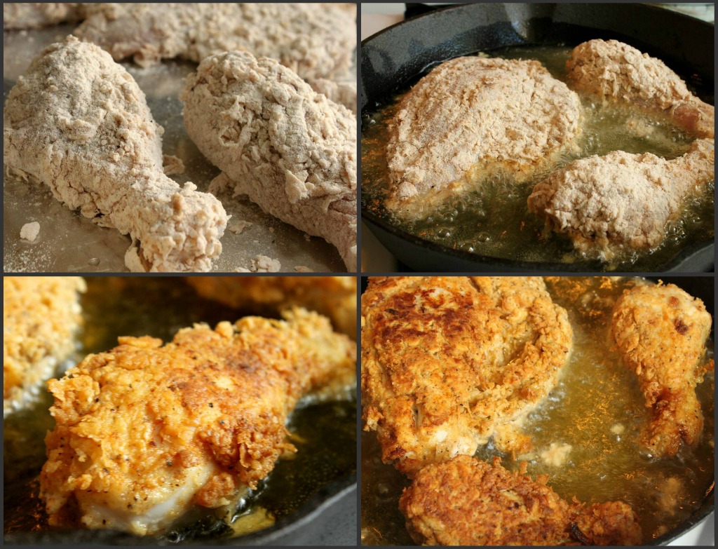 Southern Style Shallow Fried Buttermilk Chicken - A Feast For The Eyes