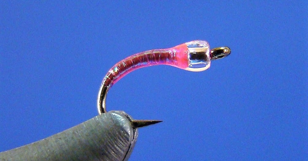 SST Flies: Salmon Steelhead and Trout Fly Tying: Perdigon Midge (UV) (Pink)