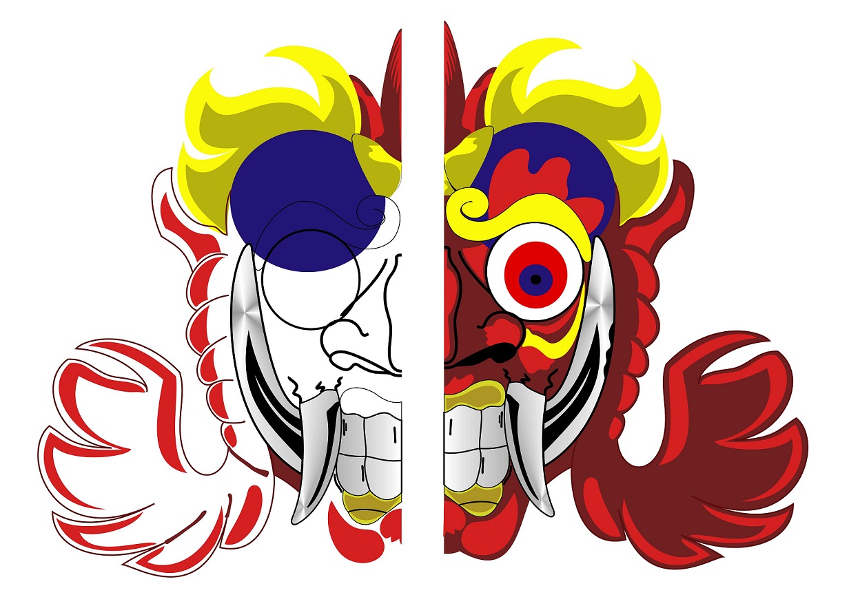 CREANDO & DIBUJANDO: ORIGEN - VECTORIZANDO - MASCARA DE LA DIABLADA