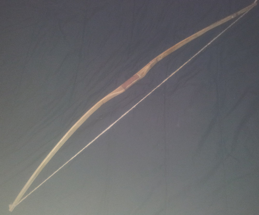 Archery Toronto: Old Wooden Shortbow from a Nick Nack Seller on the Street