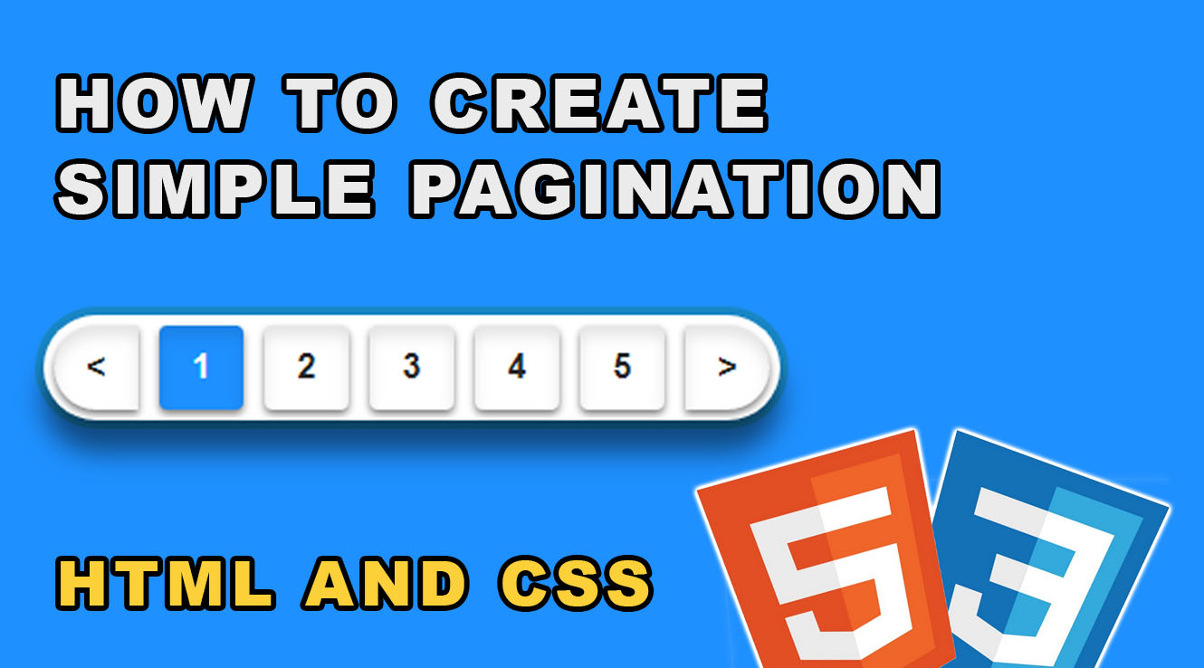 Create Simple Pagination HTML CSS - How-To Tutorials & Source Code by ... Create Simple Pagination HTML CSS - How-To Tutorials & Source Code by ...