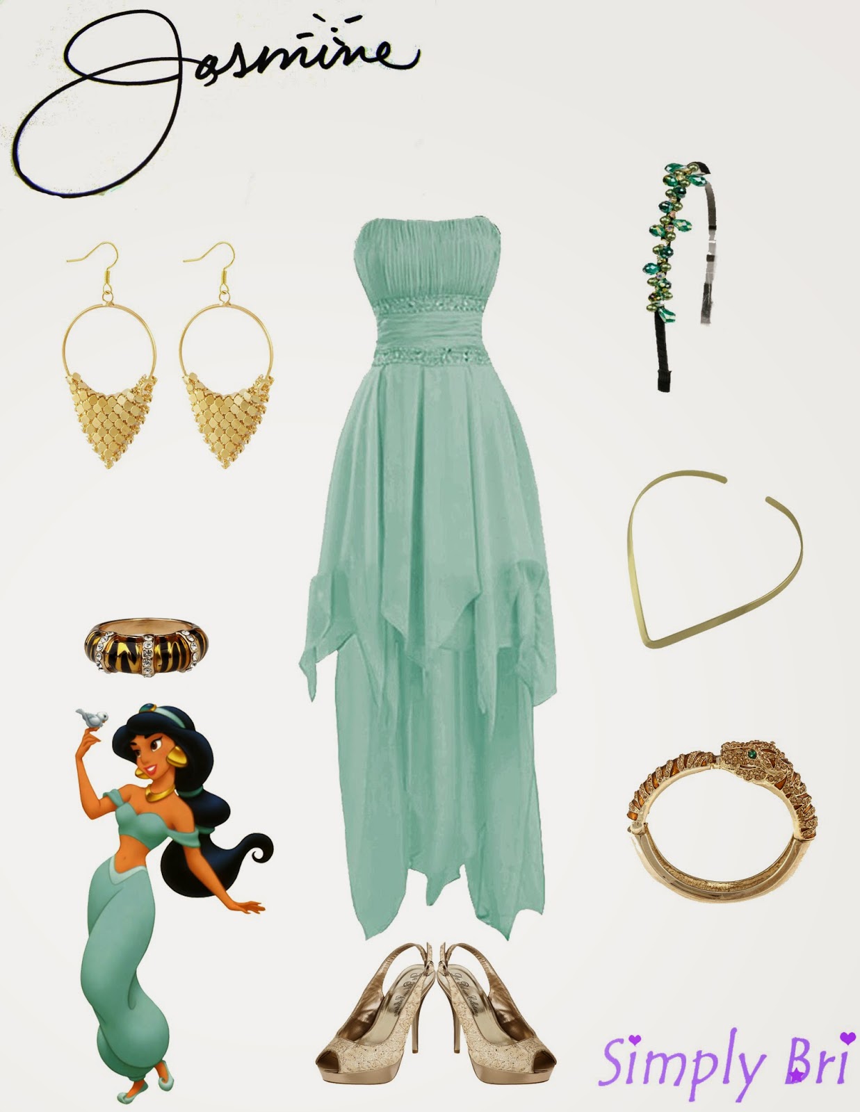 Simply Bri: Jasmine Inspired Outfit: Prom