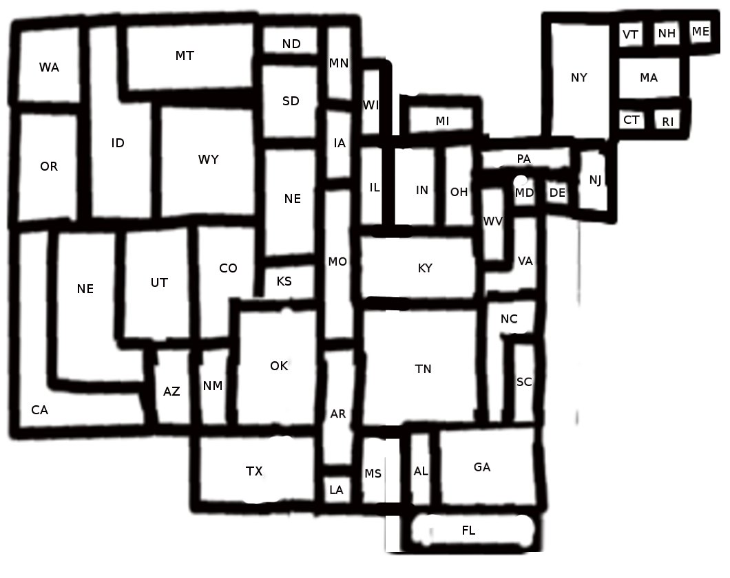 The Ben Paul Thurston Blog: Square Map