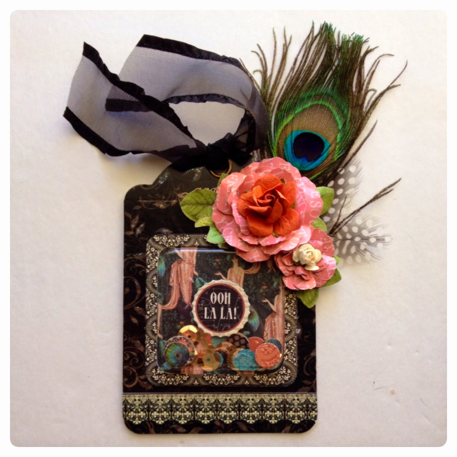 Paperiah: Graphic 45 Shaker Tag Tutorial