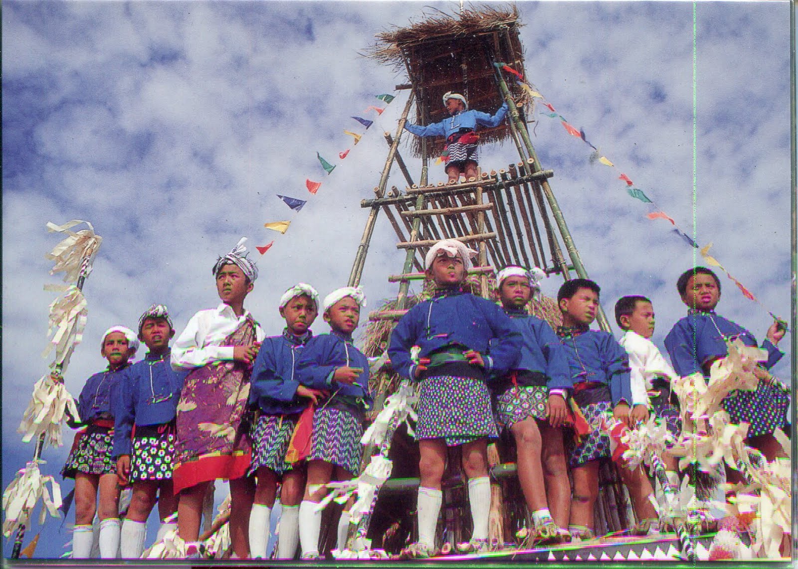 collect ROC: Taiwan Aborigines Postcard: Adulthood Ceremony of Puyuma ...