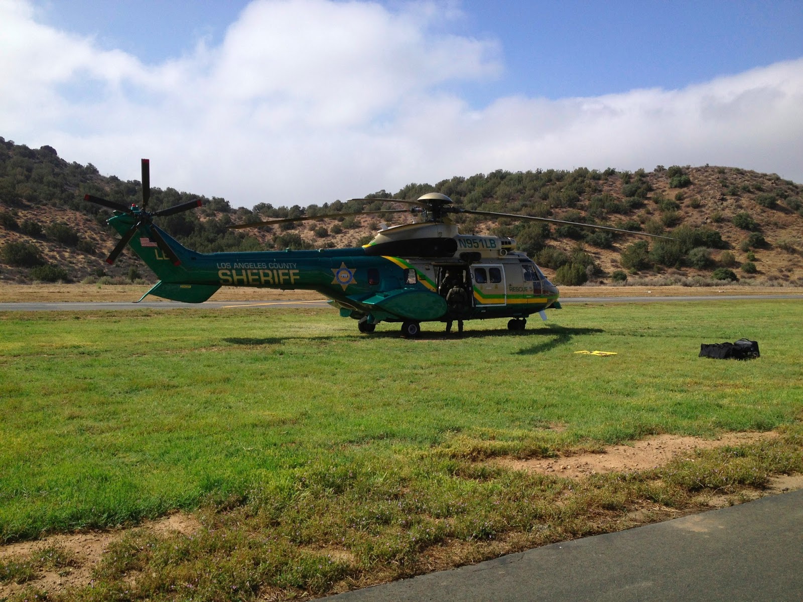 Hundewanderer.com: Powerhouse Fire, California; Keenwild 535 Helitack