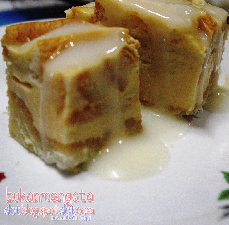 resepi puding roti mudah senang dan sedap | Belog Cik Tiqa