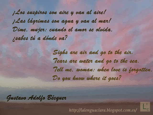 La lengua clara: Poema de Gustavo Adolfo Bécquer