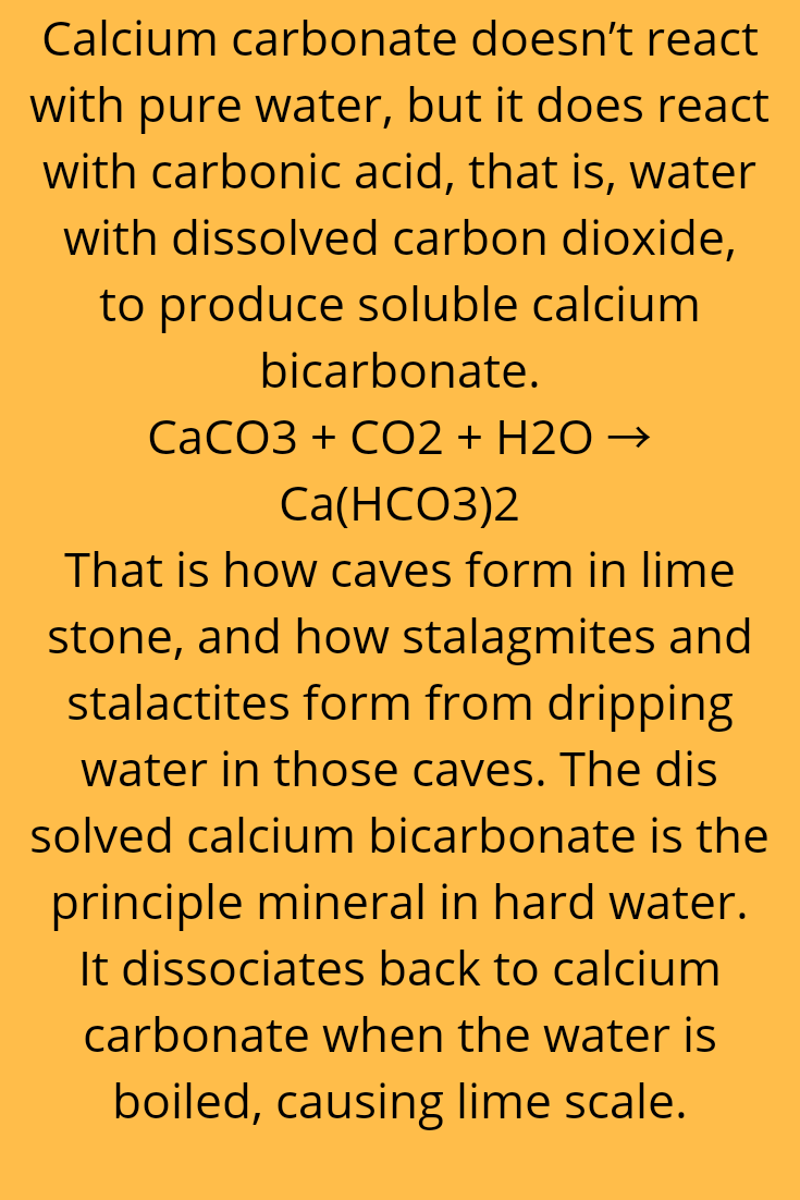 Does Calcium Carbonate Dissolve in Water?||Is Calcium Carbonate Soluble ...