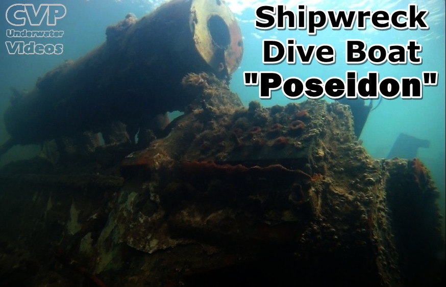Underwater Videos by CVP: Shipwreck Dive Boat "Poseidon"