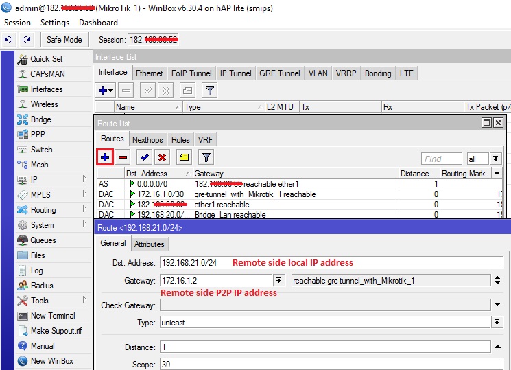 Life Is Routing: Mikrotik | GRE (Generic Routing Encapsulation) Tunnel Life Is Routing: Mikrotik | GRE (Generic Routing Encapsulation) Tunnel