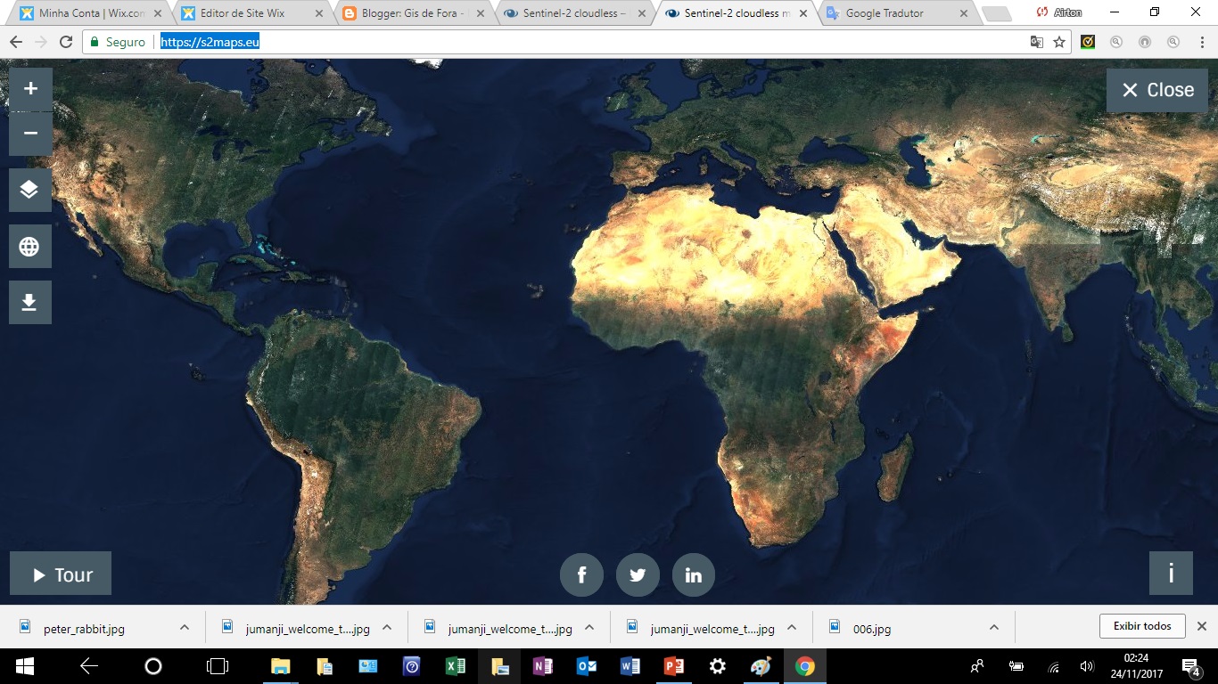 Gis de Fora: Imagens Sem Nuvens do Satélite Copernicus Sentinel-2