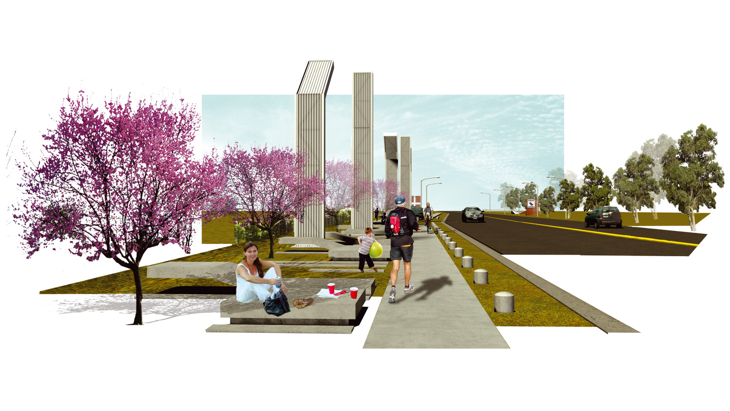 Hito Referencial Urbano, Daireaux - Mención. | Estudio Moirë ...