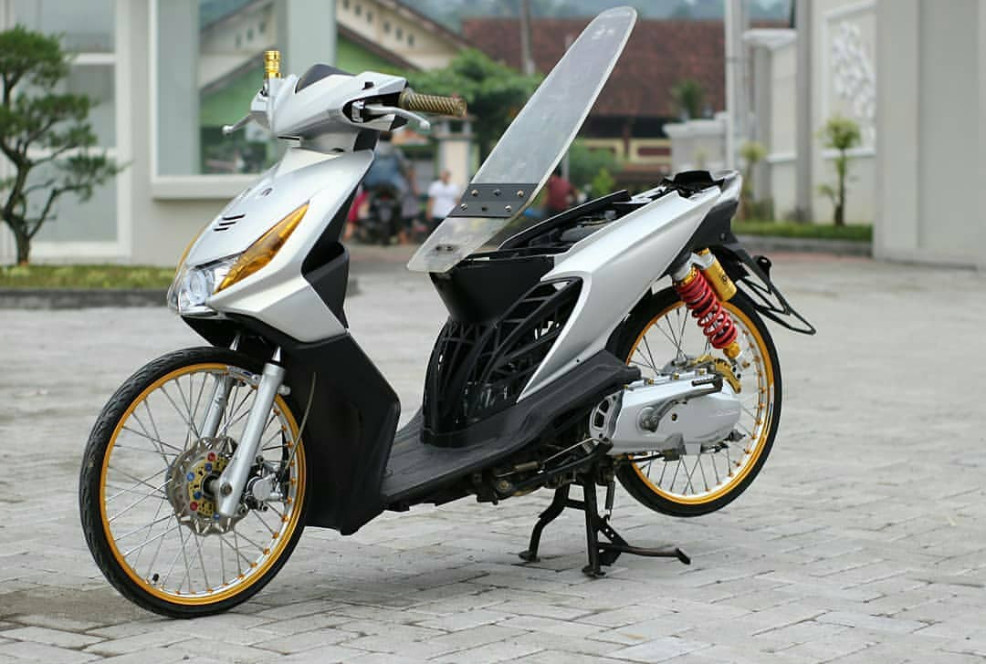 80 Foto Modifikasi Motor Beat Karbu Simple & Extream
