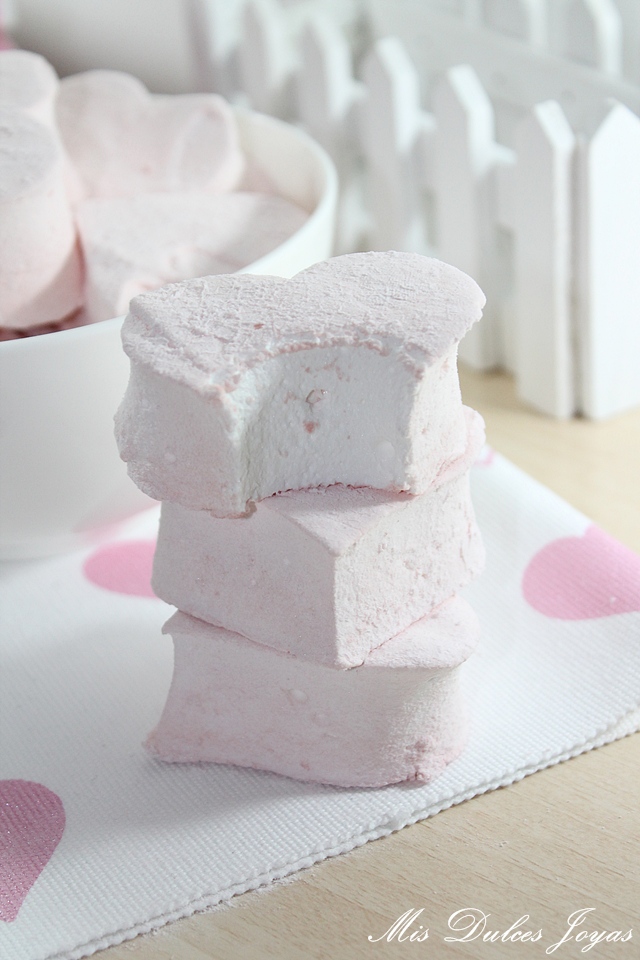 Nubes de azúcar (Malvaviscos) - Homemade Marshmallows [Mis Dulces Joyas ...