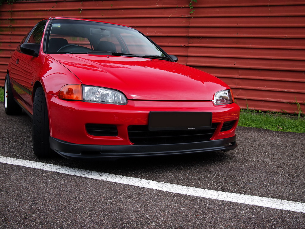 Honda CIVIC EG6: New Front Lip New Look