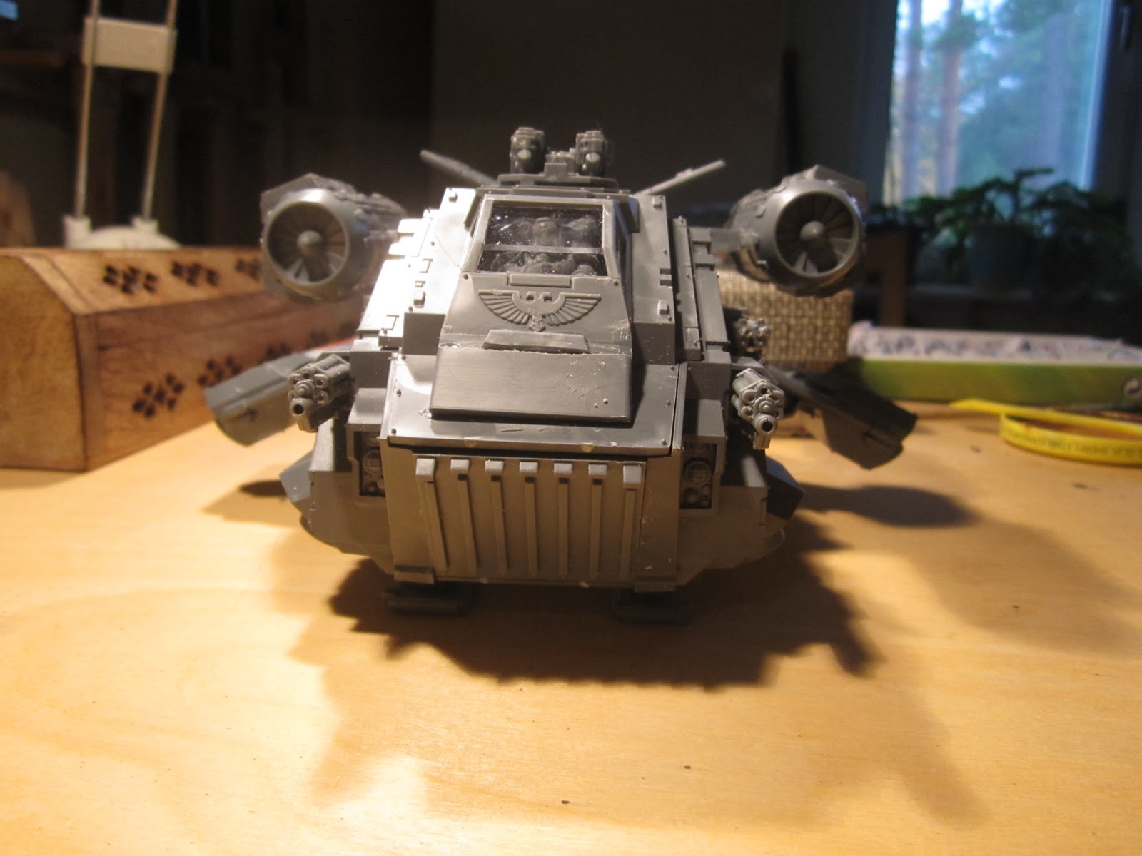 Wh 40k modelling blog by Agis: Reaver progress and Storm Raven mod.