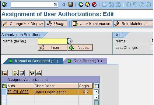 SAP HANA BW : Characteristic Value Authorization