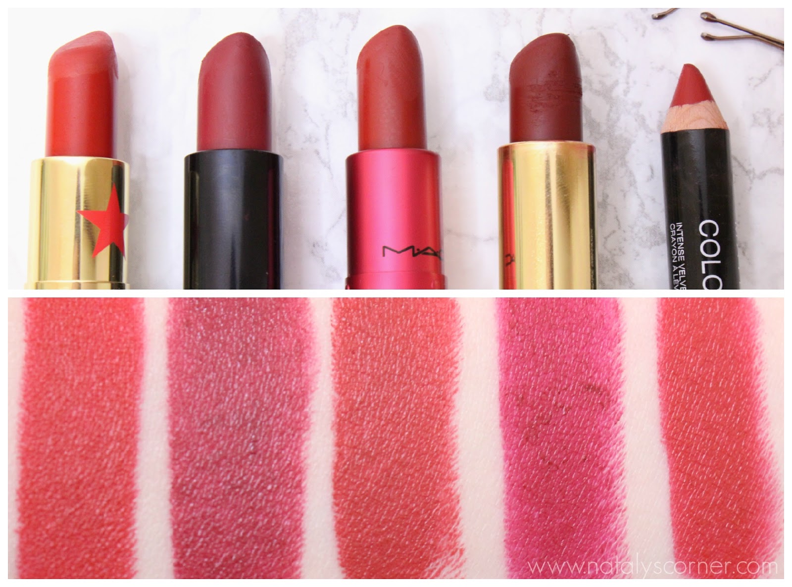 BLOGMAS 22! Top 5 Labiales Rojos - Nataly's Corner