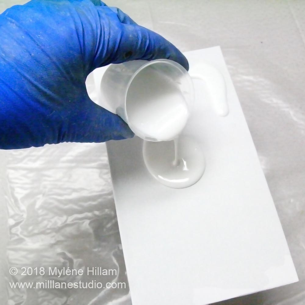 How to Create Resin Art - The Fun but Messy Pulled String Technique ...