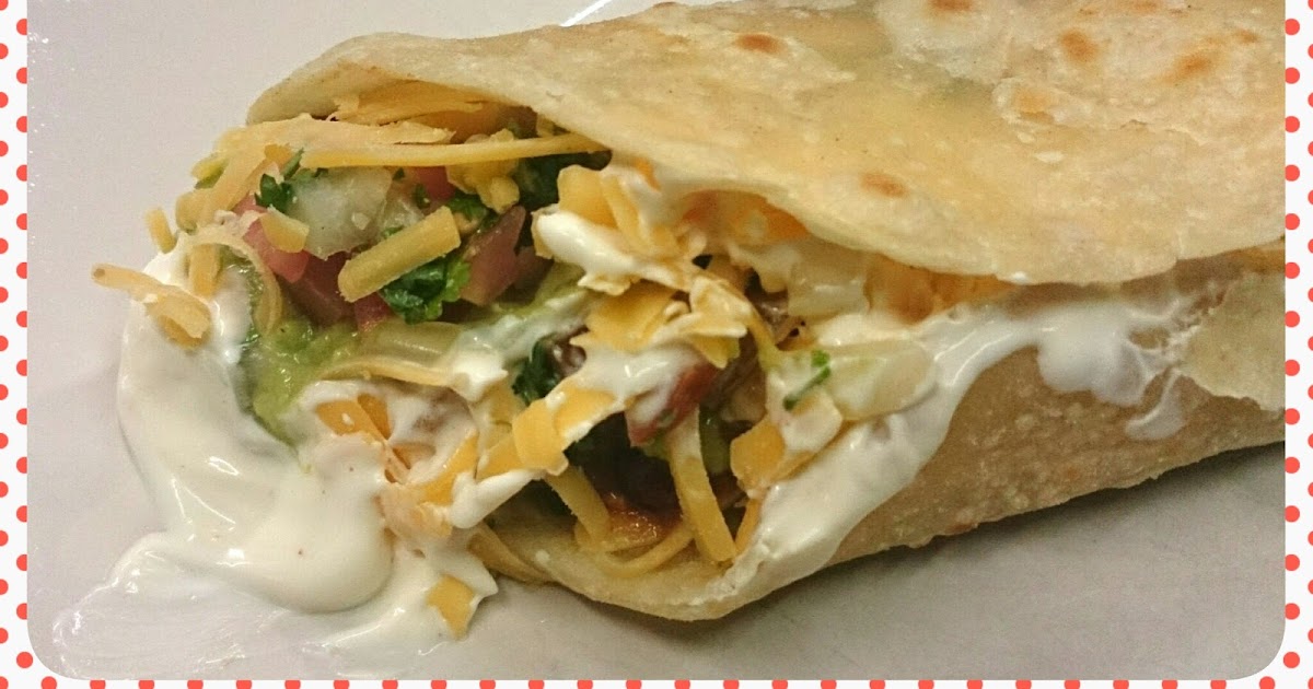 Cook with CarolC: Mexican: Hey... Spicy Bean Burrito!