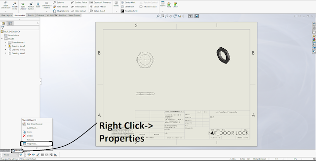 Design Tech Academy: Change Scale in SolidWorks Drawing
