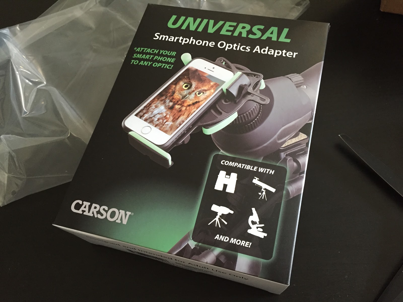 iPhone 6 on Carson Universal Telescope Adapter [Stellar Neophyte ...