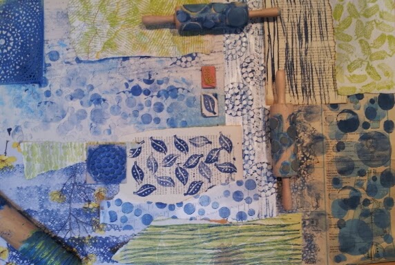 H-anne-Made: Print, collage and stitch