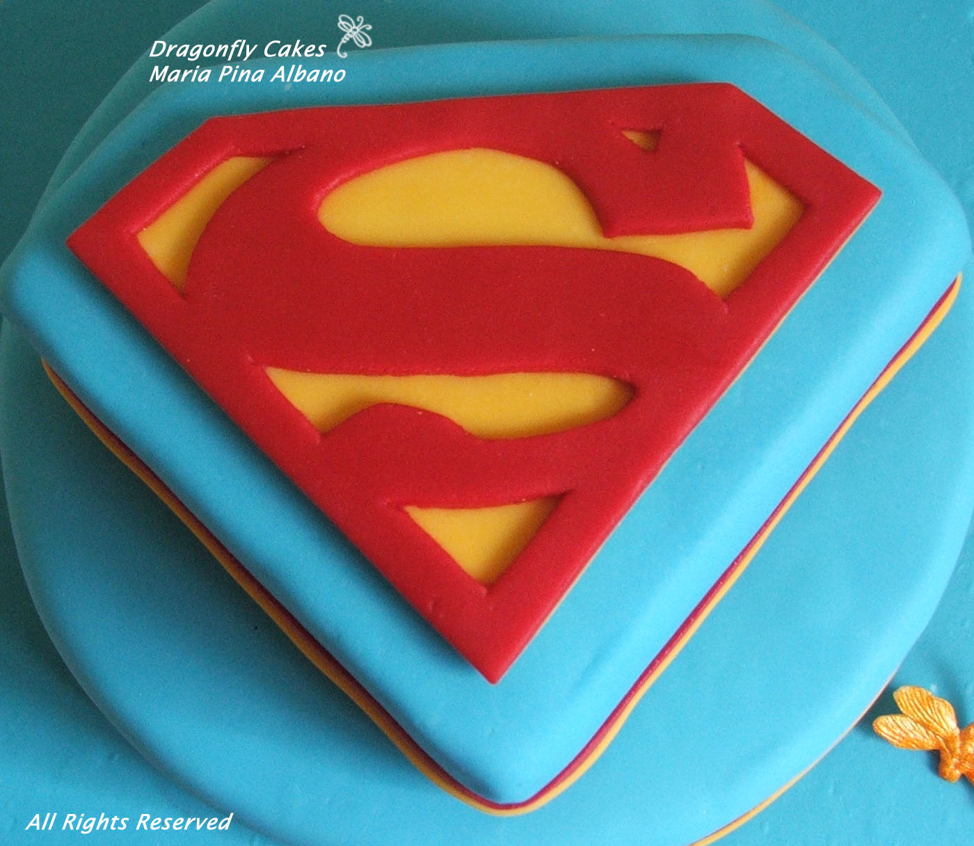 Dragonfly Cakes - Maria Pina Albano: Torta Superman