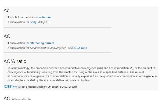 AC Medical Abbreviation