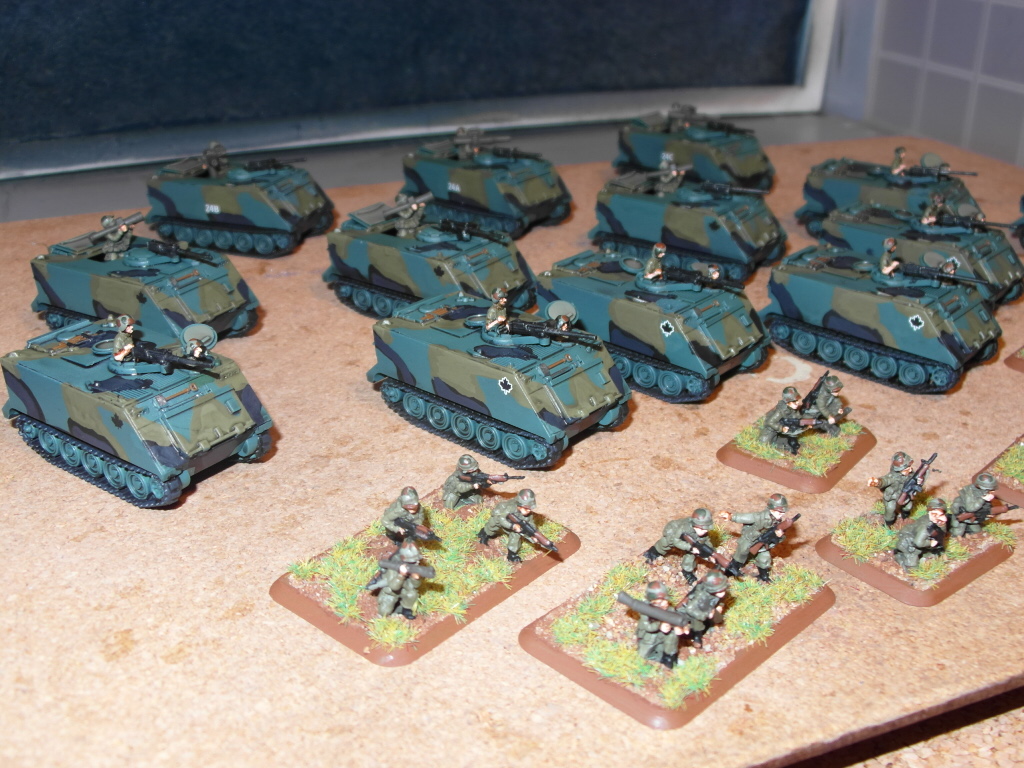 Dave's Gaming Place: Team Yankee Canadian Mechanized Infantry