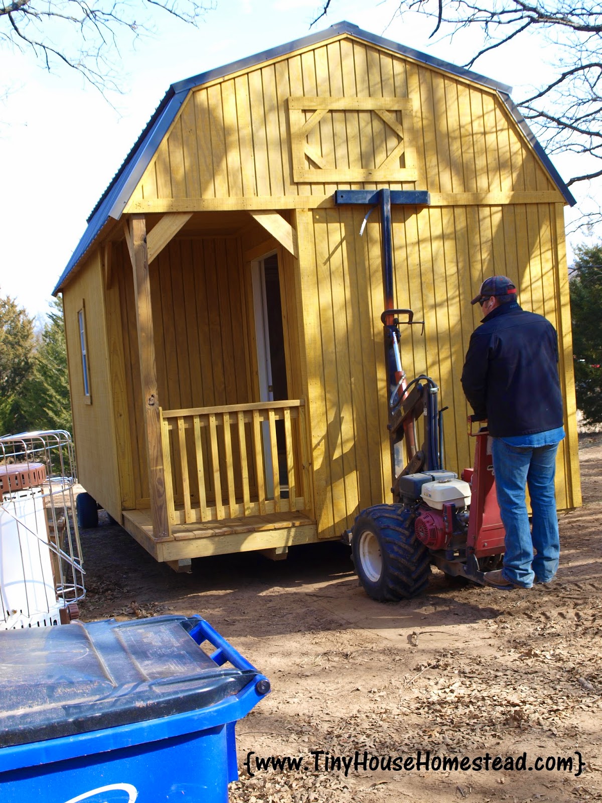 Tiny House Homestead: Delivery of the Newest Tiny House Shell