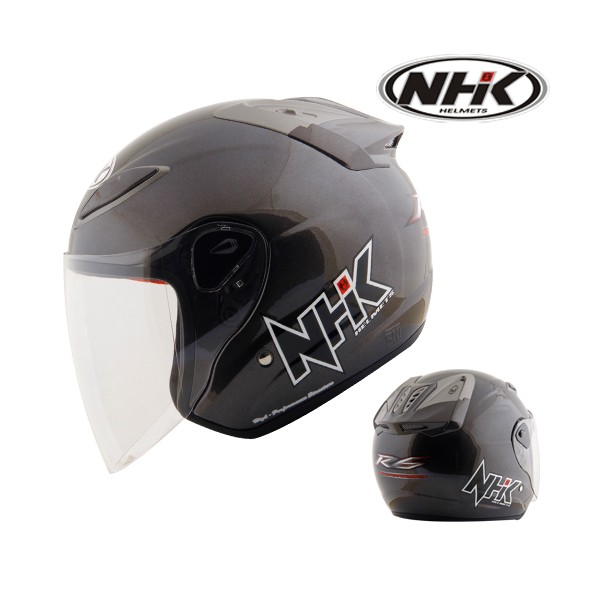 HELM NHK HALFFACE R-6 SOLID