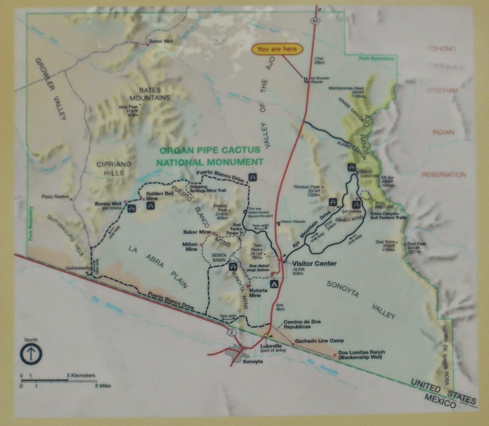 Bob & Sharon'sTravel Adventures: Puerto Blanco Drive - Lukeville, AZ