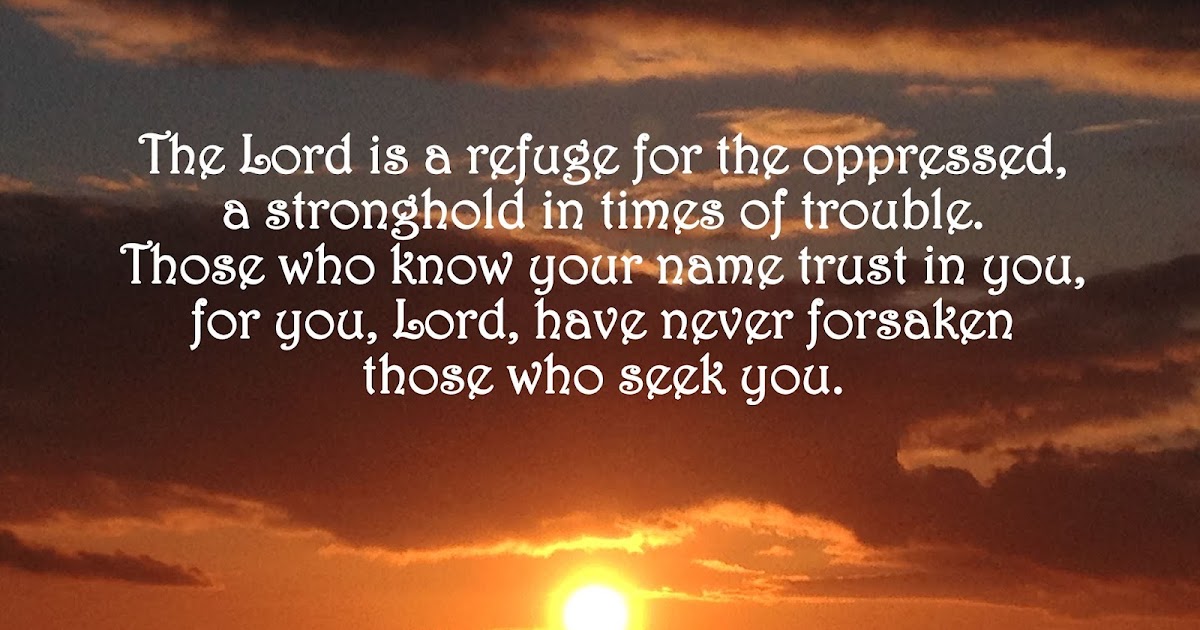 lectionarypondering: Psalm 9:9-20