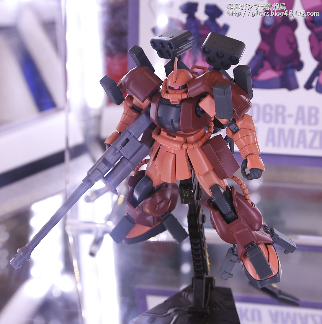 GUNDAM GUY: HG 1/144 Amazing Zaku & Amazing Booster - On Display @ C3 x ...