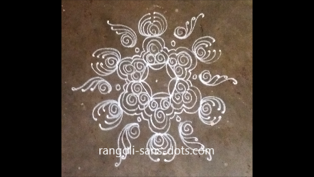 Rangoli designs only white images