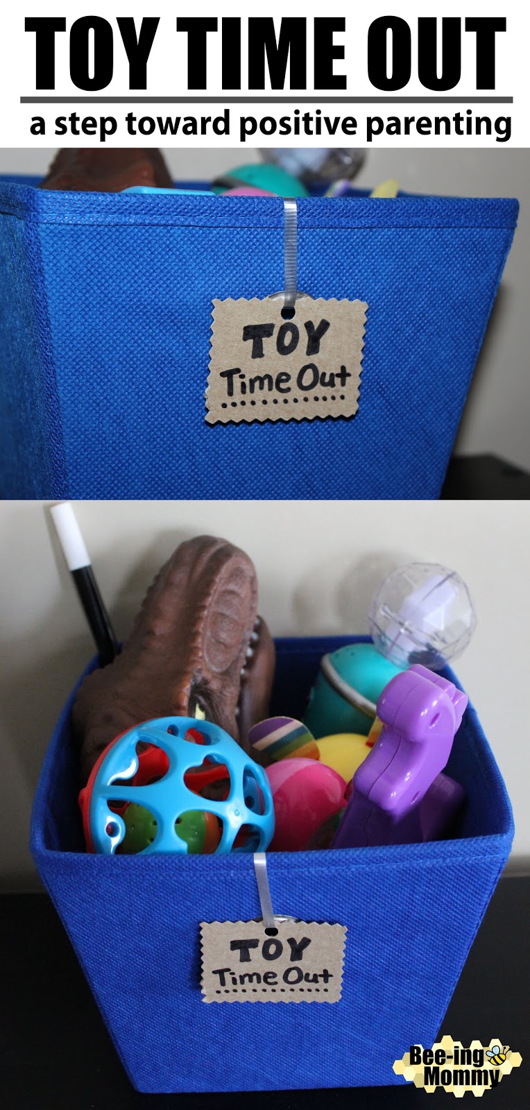 Toy Time Out Box - a step toward positive parenting